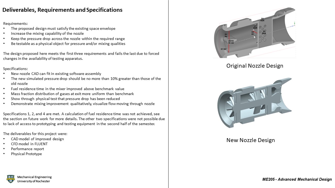 Natural Gas Mixer Redesign - Senior Design Day