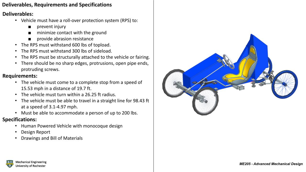 Human Powered Vehicle - Senior Design Day