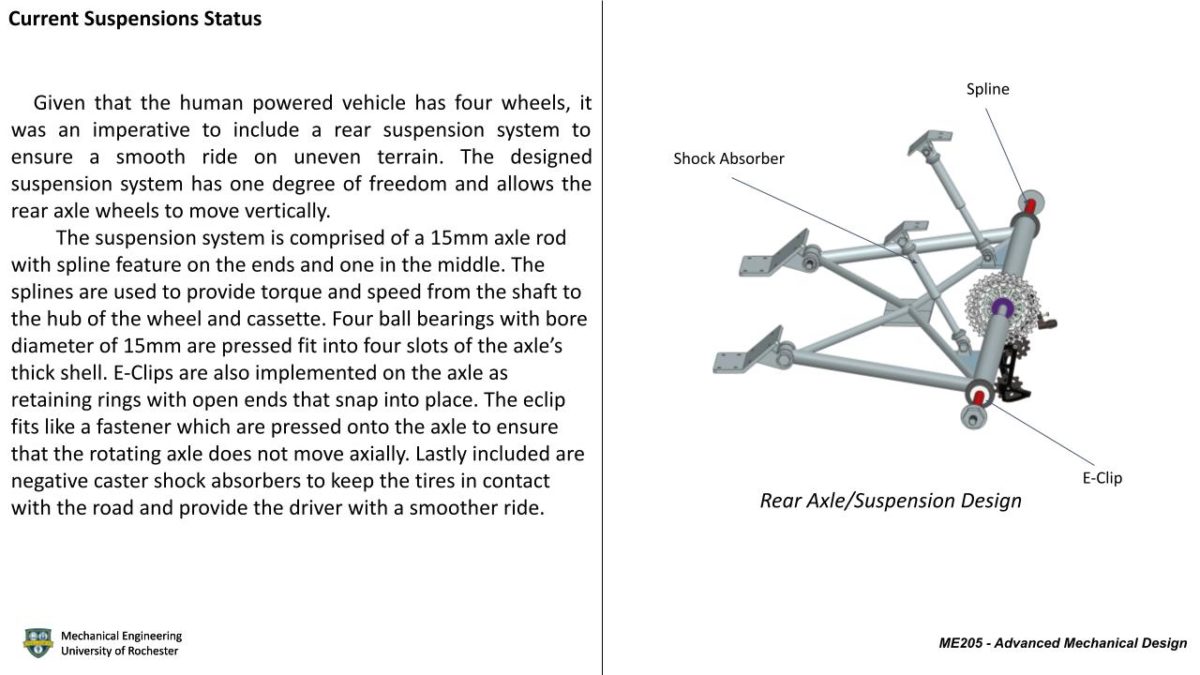 Human Powered Vehicle - Senior Design Day