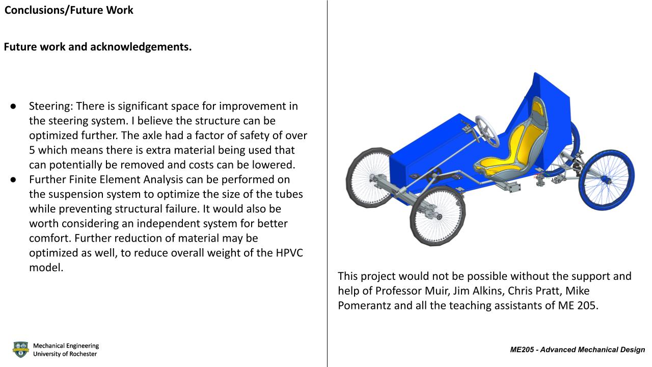 Human Powered Vehicle - Senior Design Day