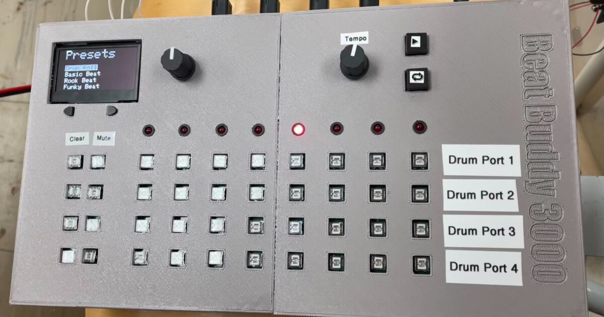 Beat Buddy 3000: A Robotic Drum Machine - Senior Design Day